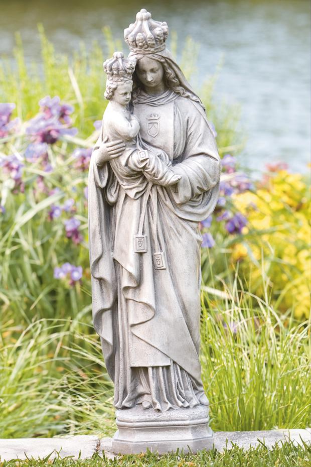 26" Our Lady of Mount Carmel – Massarelli Lawn Ornaments