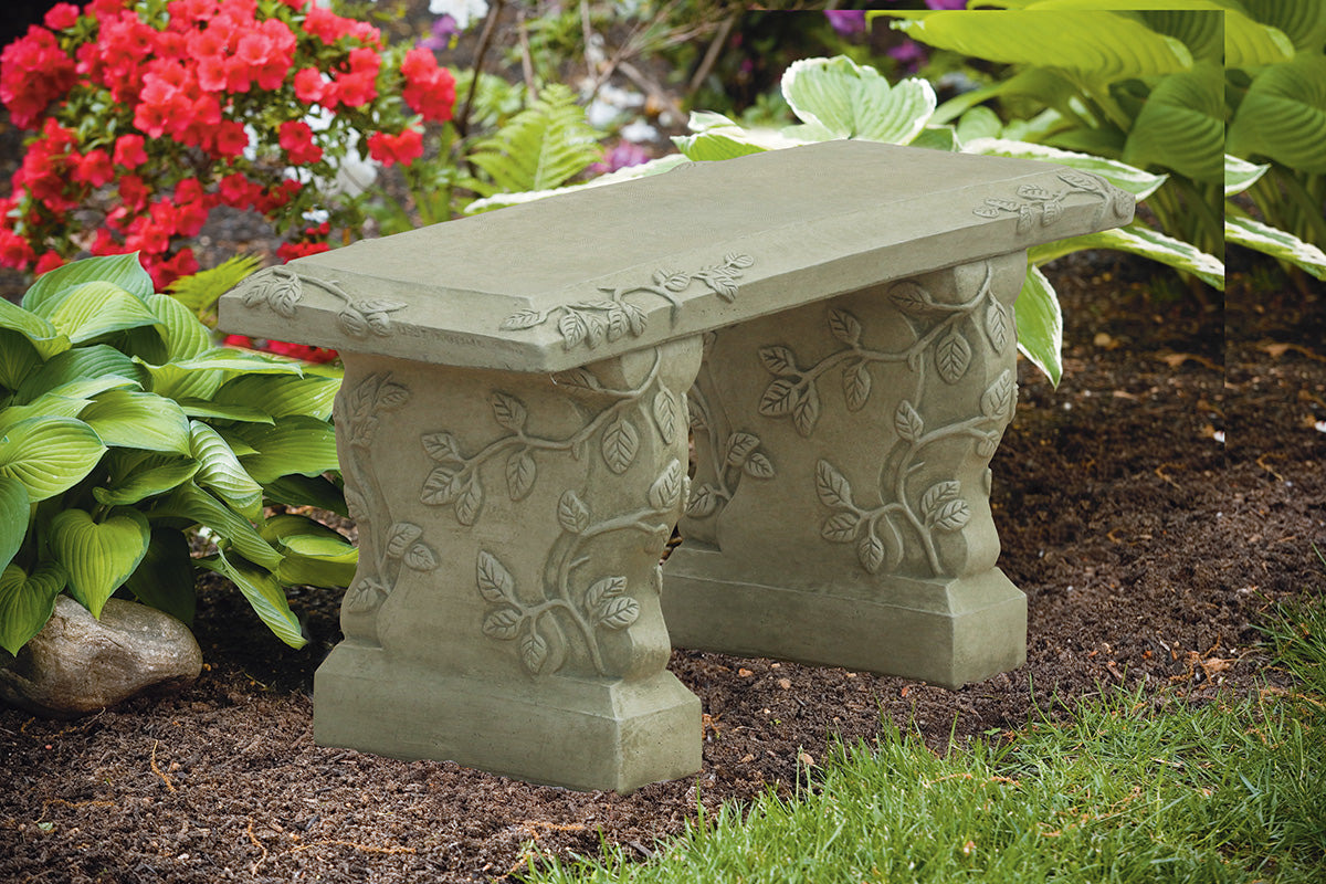 Vine Bench – Massarelli Lawn Ornaments